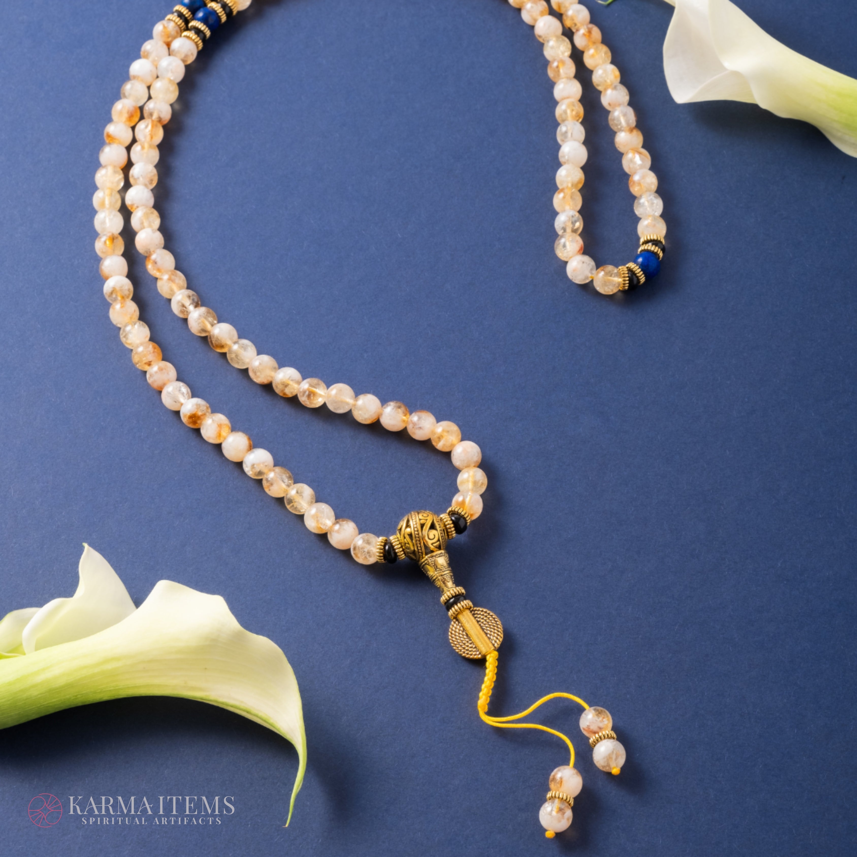 Citrine Mala of Financial Blessings – Karma Items