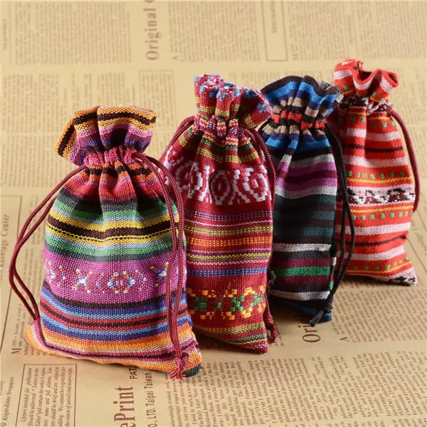 2 Traditional Tibetan Mala Bags – Karma Items